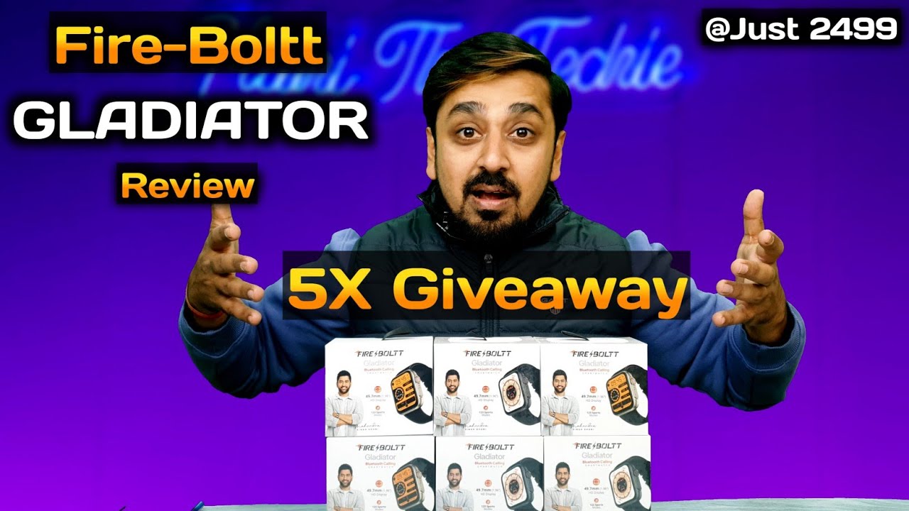 Fireboltt Gladiator. The best bluetooth calling smartwatch under 3000 ...
