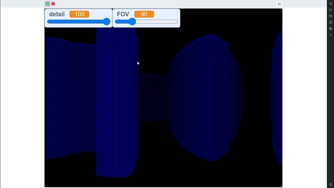 3D raytracer maze on scratch - YouTube
