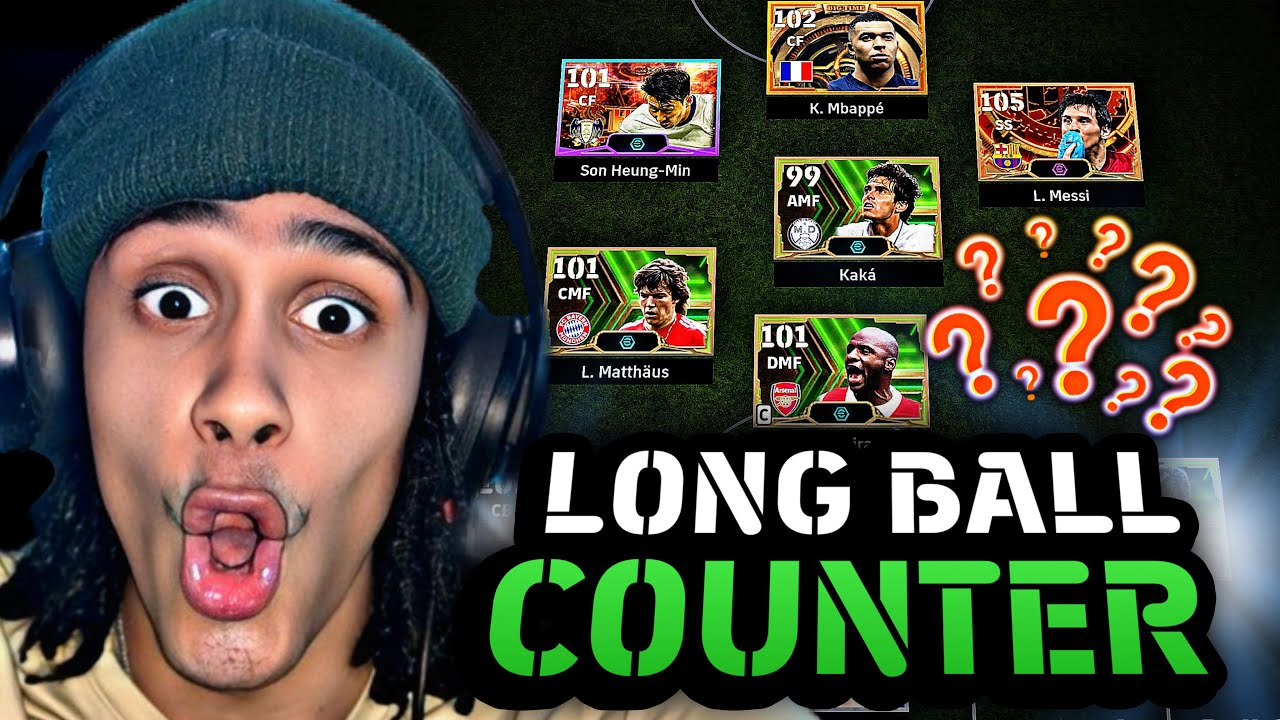 TRYING OUT LONG BALL COUNTER.. EFOOTBALL 2024 - YouTube