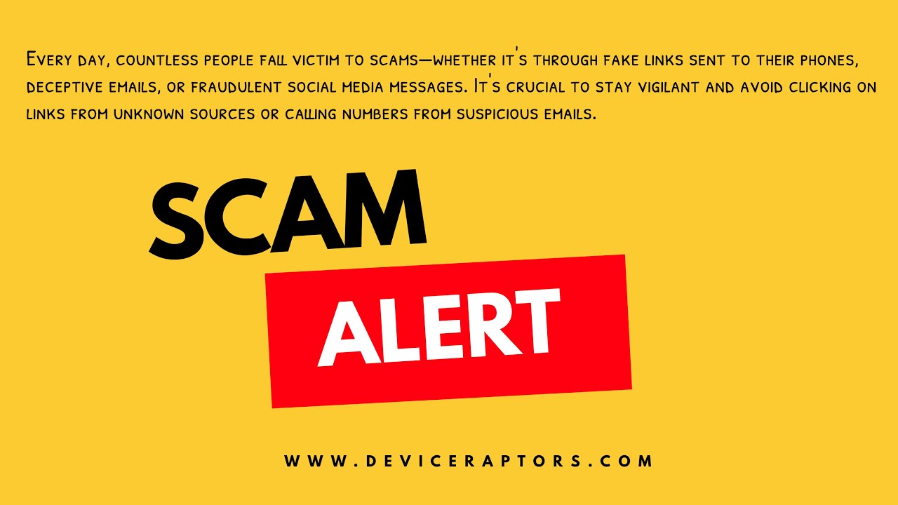 How to Protect Yourself from Scams: Stay Aware!! - YouTube