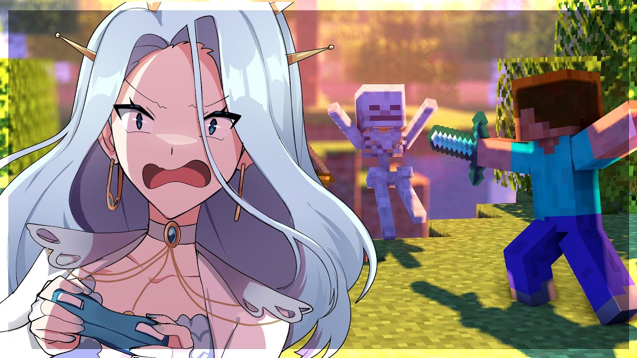 Vtuber Plays Minecraft For the First Time - YouTube