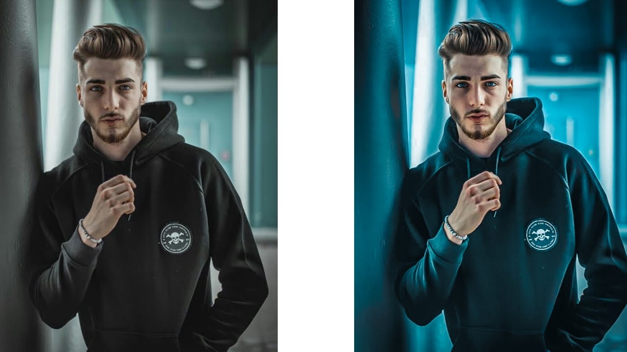Lightroom mobile blue tone photo retouching tutorial | #lightroom ...