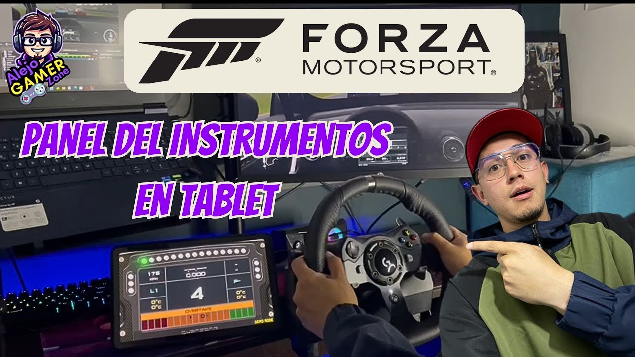 FORZA MOTORSPORT Panel de instrumento de en TABLET - Dashboard - YouTube
