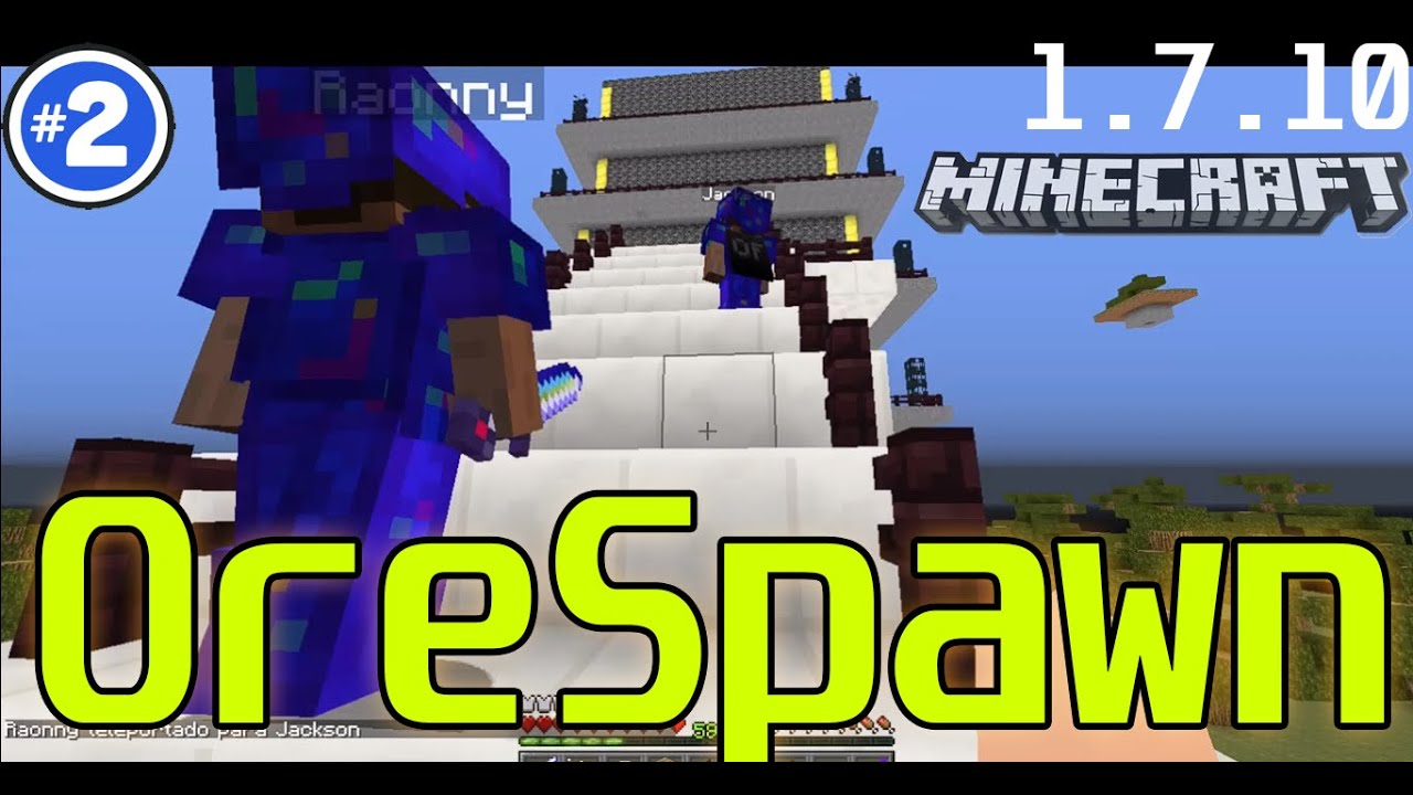 ORESPAWN ÉPICO! #2 Minecraft Orespawn 1.7.10 - Raonny, Jackson e Marcos ...