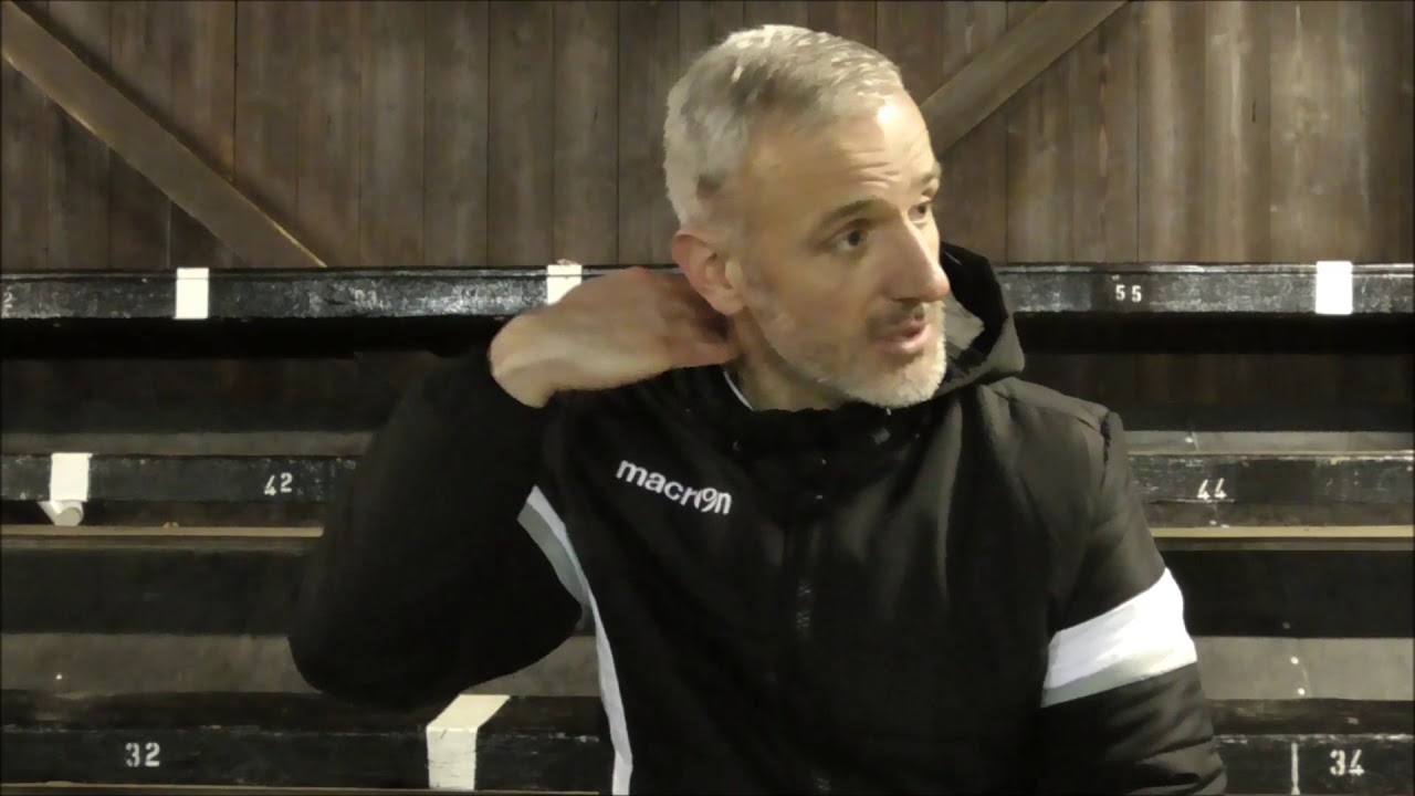 Lee Picton reflects on 1-1 draw at Kendal Town - YouTube