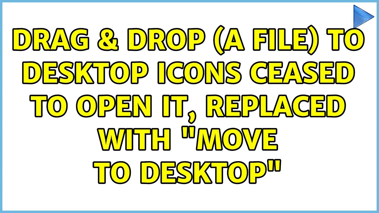 Drag Drop a File To Desktop Icons Ceased To Open It Replaced With Drag Drop a File To Desktop Icons Ceased To Open It Replaced With