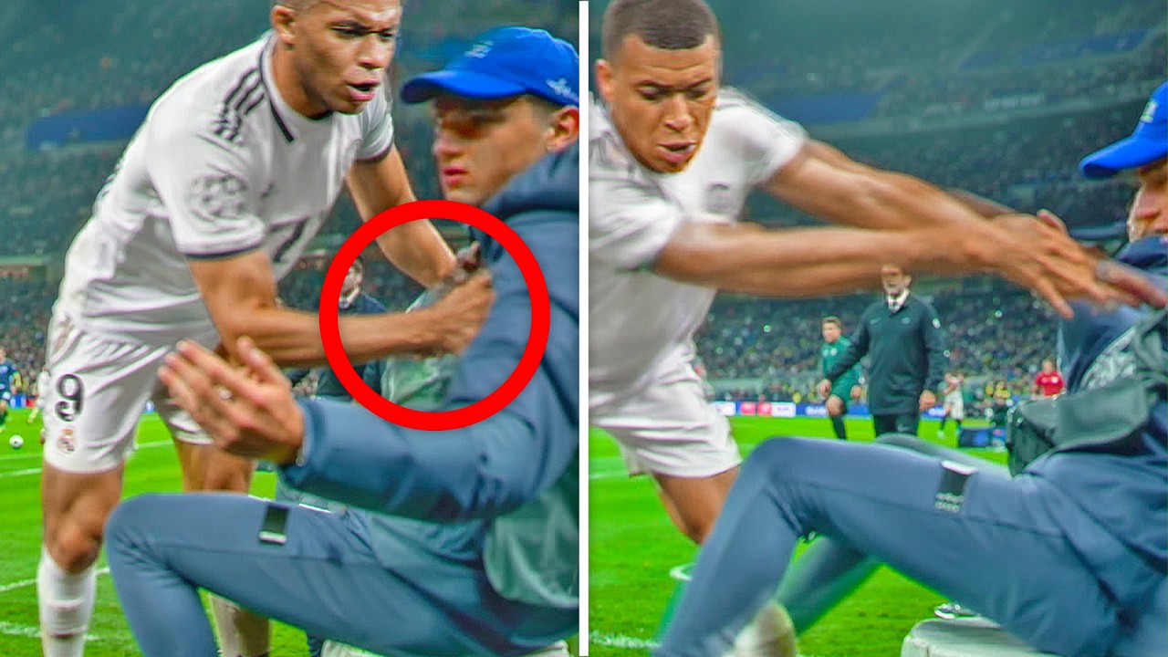 When Football Players Fight Ball Boys.. - YouTube