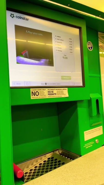 Coin to Cash vending machine - YouTube