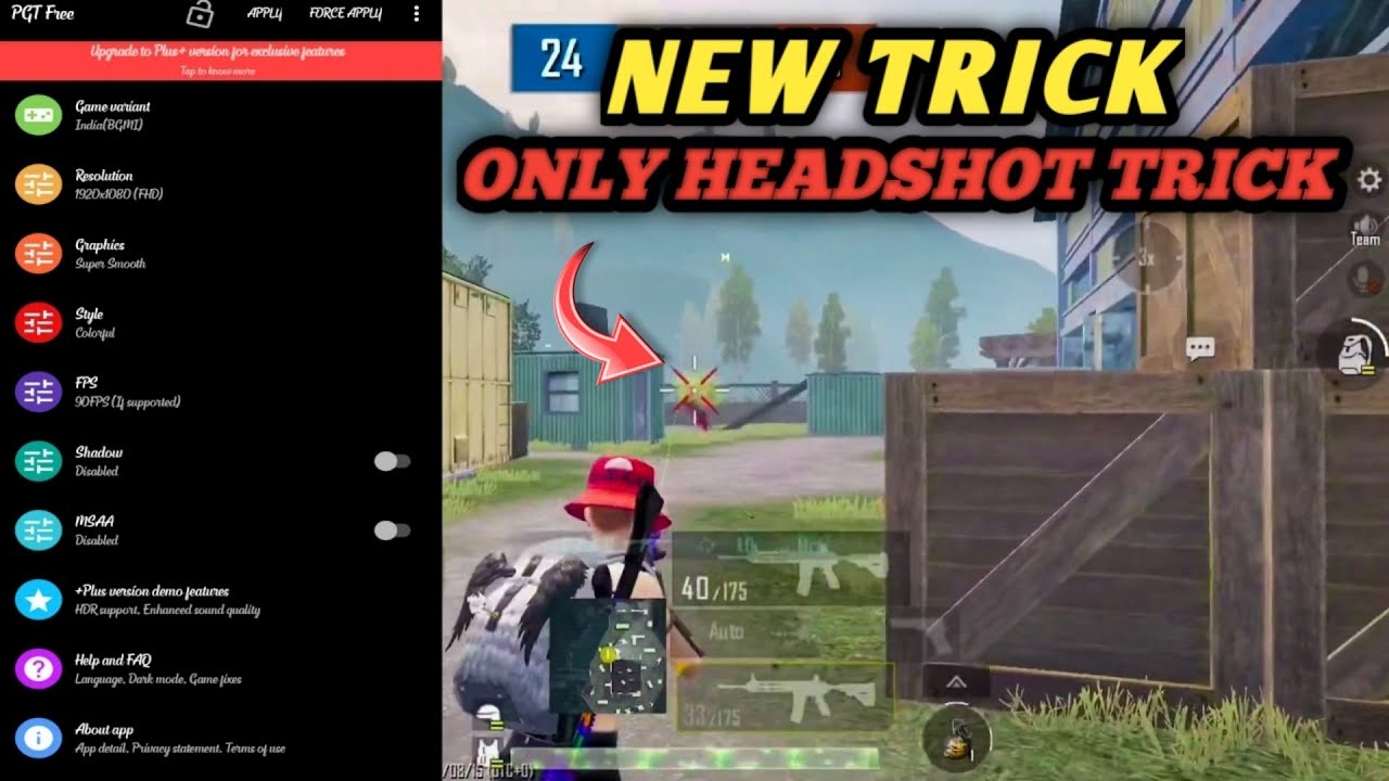 Auto Headshot PUBG Mobile Tips & Tricks PGT Free🙏🙏 - YouTube