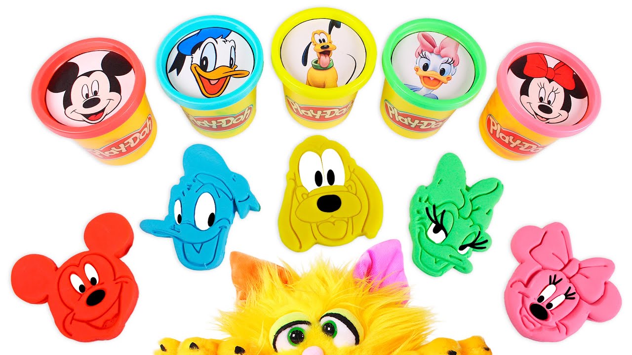 DIY 🌈 Mickey Mouse with Play Doh 🐭🌈🐾 Videos For Kids - YouTube