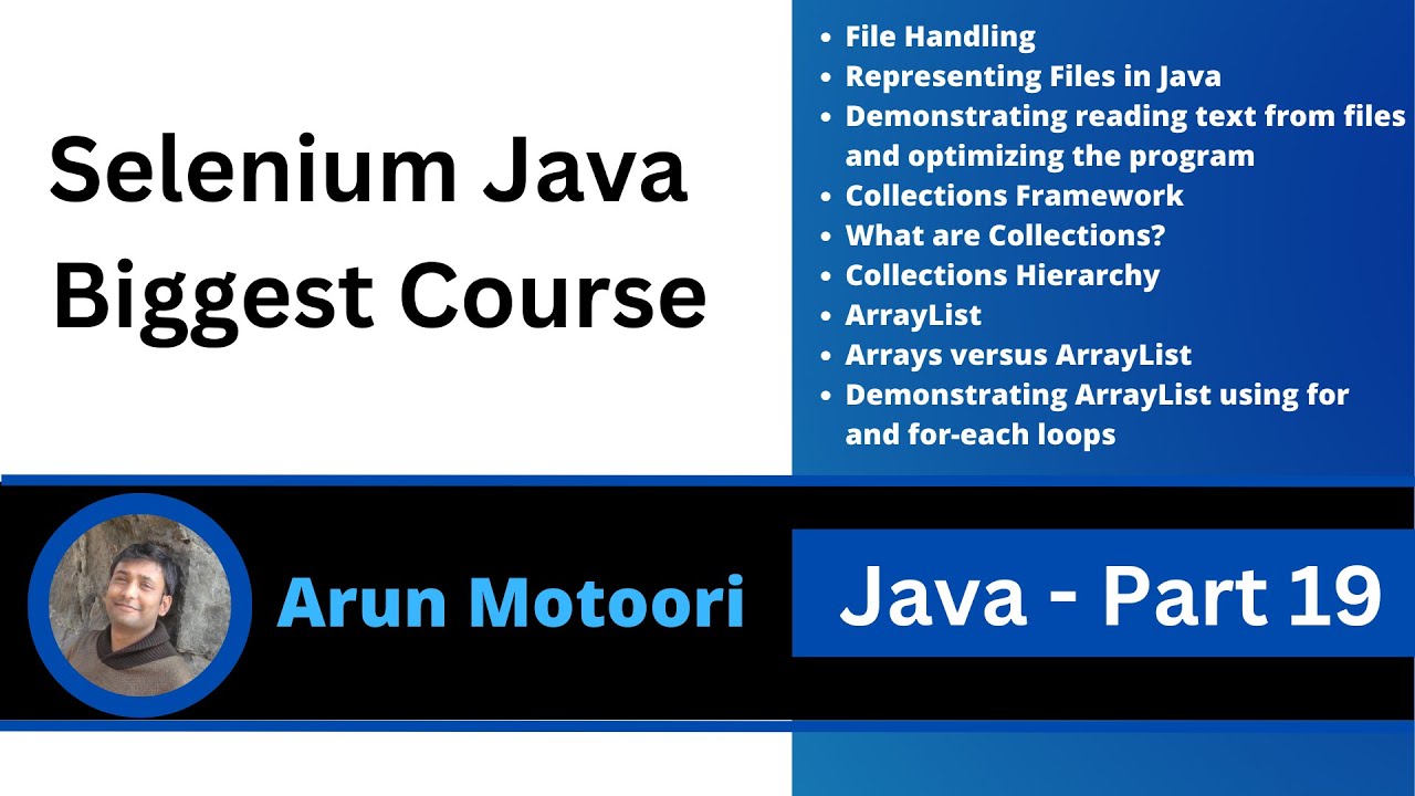 Java - Part 19 (Selenium Java Biggest Course) - YouTube