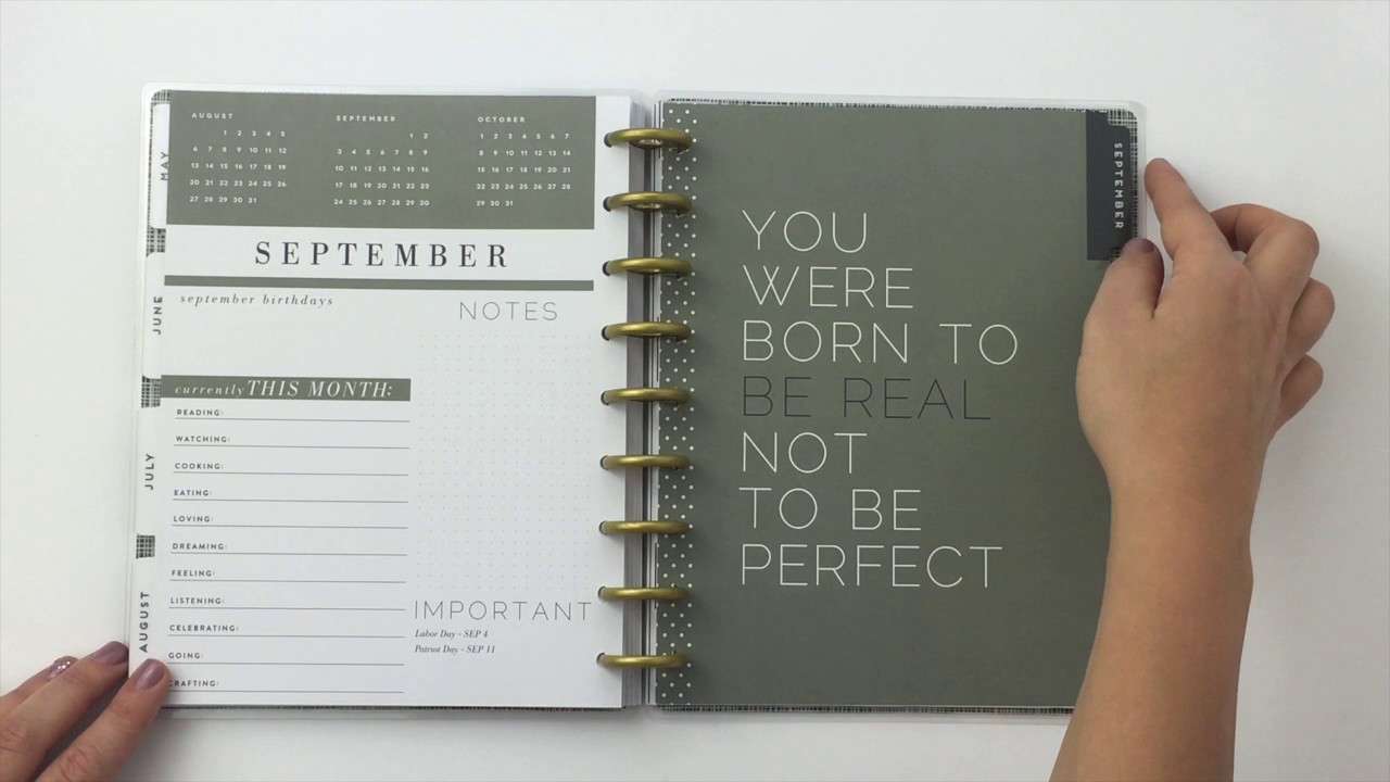 2017 CLASSIC Happy Planner™ - This Is Your Year - YouTube
