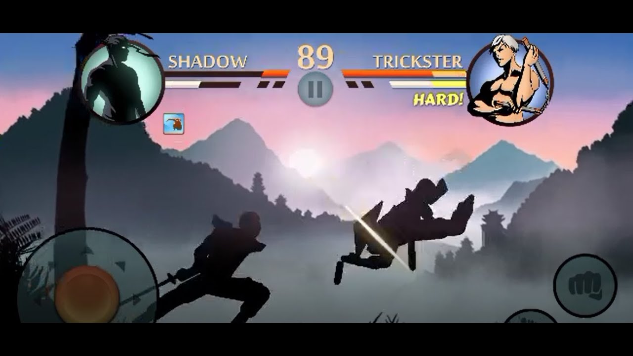 Shadow fight level 3 - YouTube