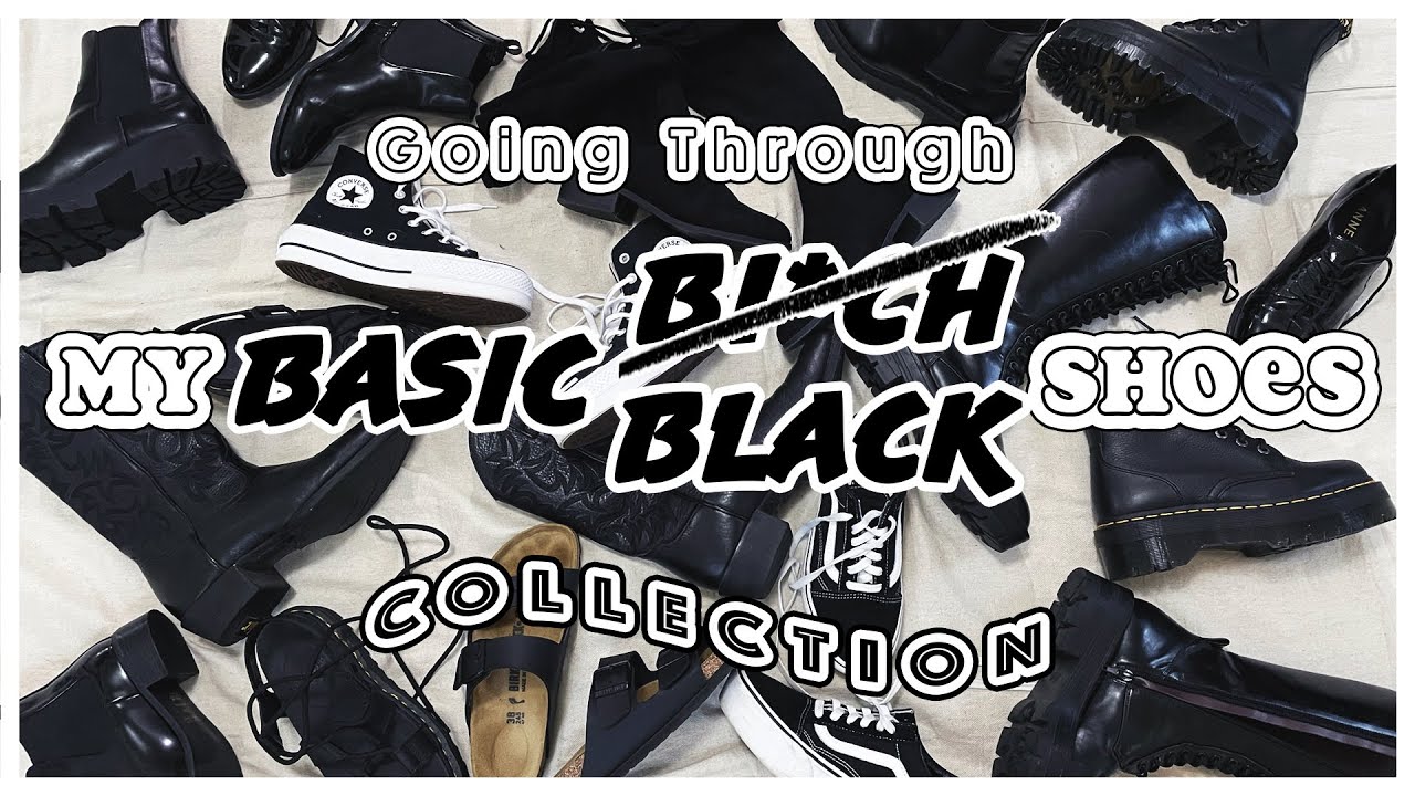 MY BASIC BLACK SHOES COLLECTION | Styling & Planning for future buys ...