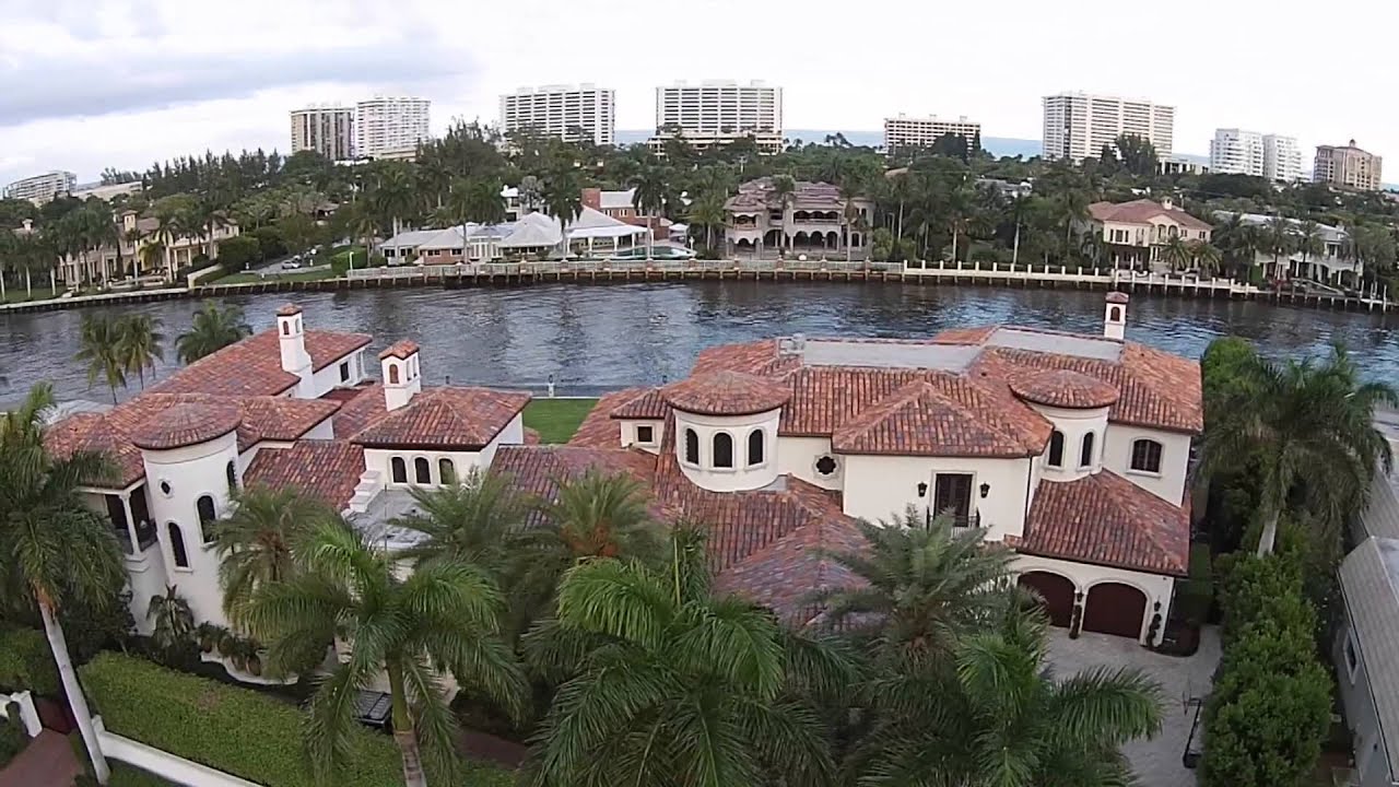 Boca Raton, FL Luxury Homes. DJI PHANTOM VISION 2+ INTRACOASTAL - YouTube