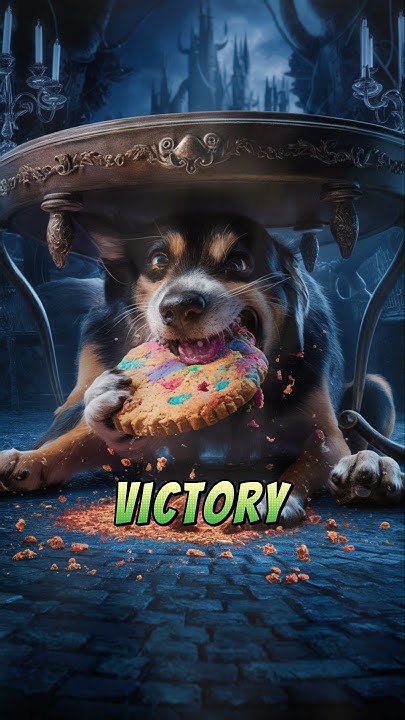 "The Sneaky DOG: Snack Bandit Strikes,Again!🐶🍪"#Animal meme #kids#short ...