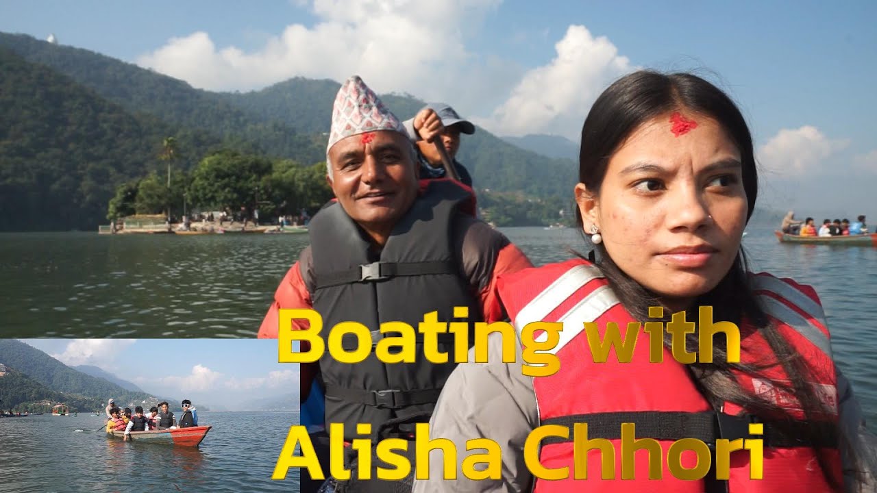 Boating in Fewa Lake, Pokhara, Nepal - YouTube