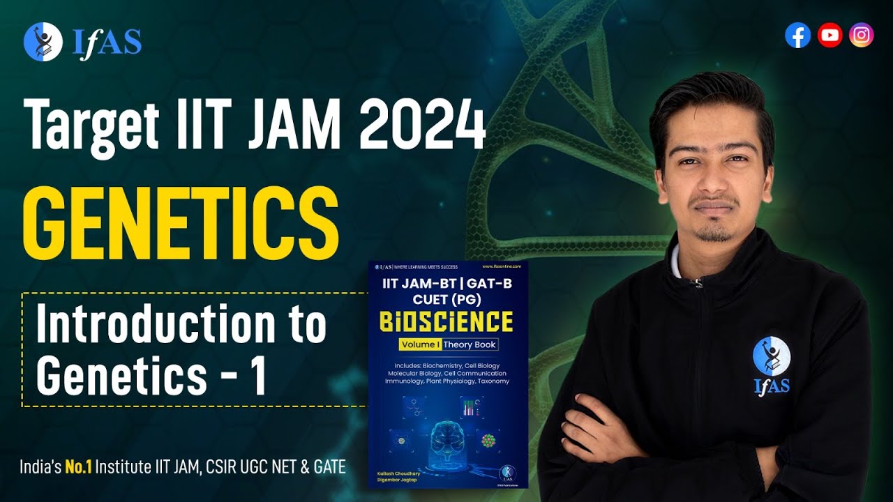 Introduction to genetics - 1 | Genetics | Target IIT JAM - 2024 - YouTube