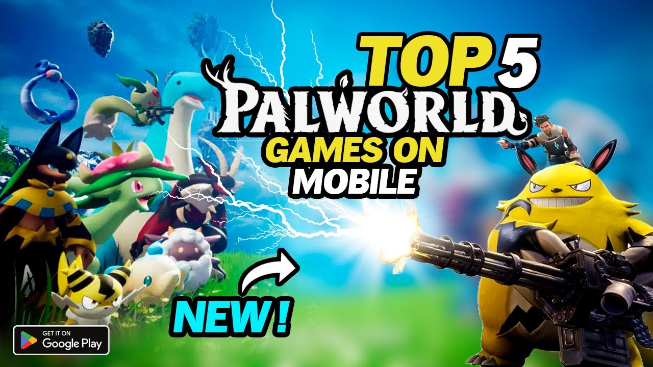 TOP 5 NEW PALWORLD Games On Mobile | Finally Play Real Palworld🔥 - YouTube