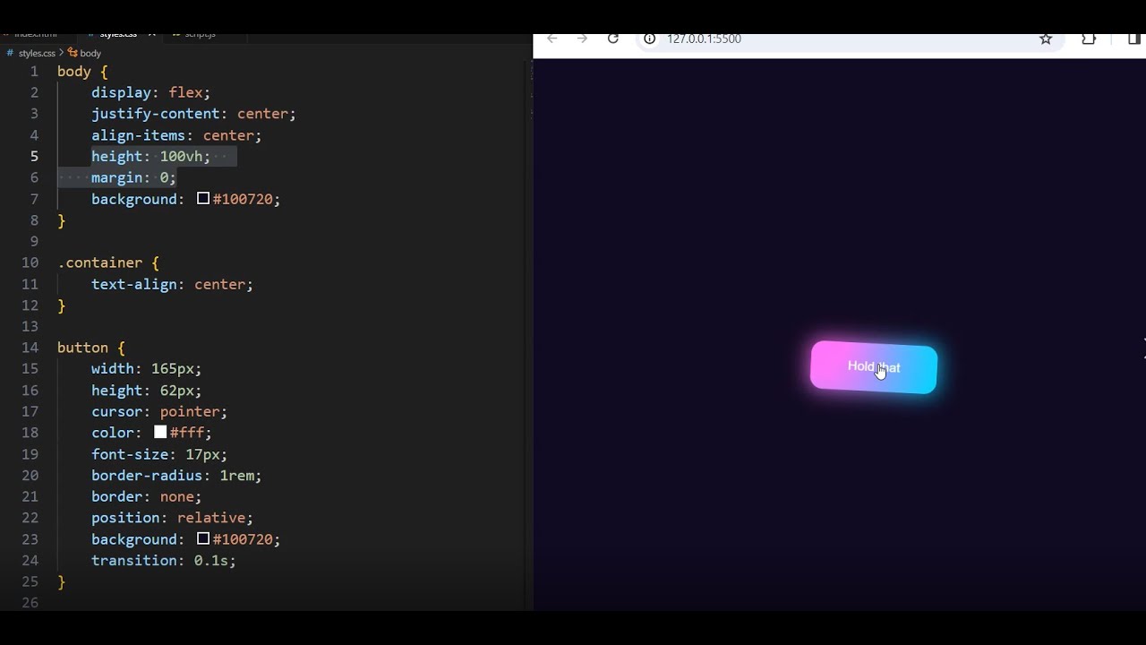 Crafting An Eye Catching Button With Html And Css Youtube 4578
