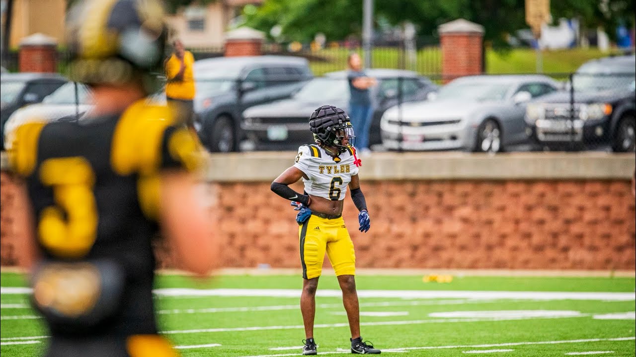 DB/SAF #6 Samuel Fongang TYLER JUCO SPRING TAPE (2024) - YouTube