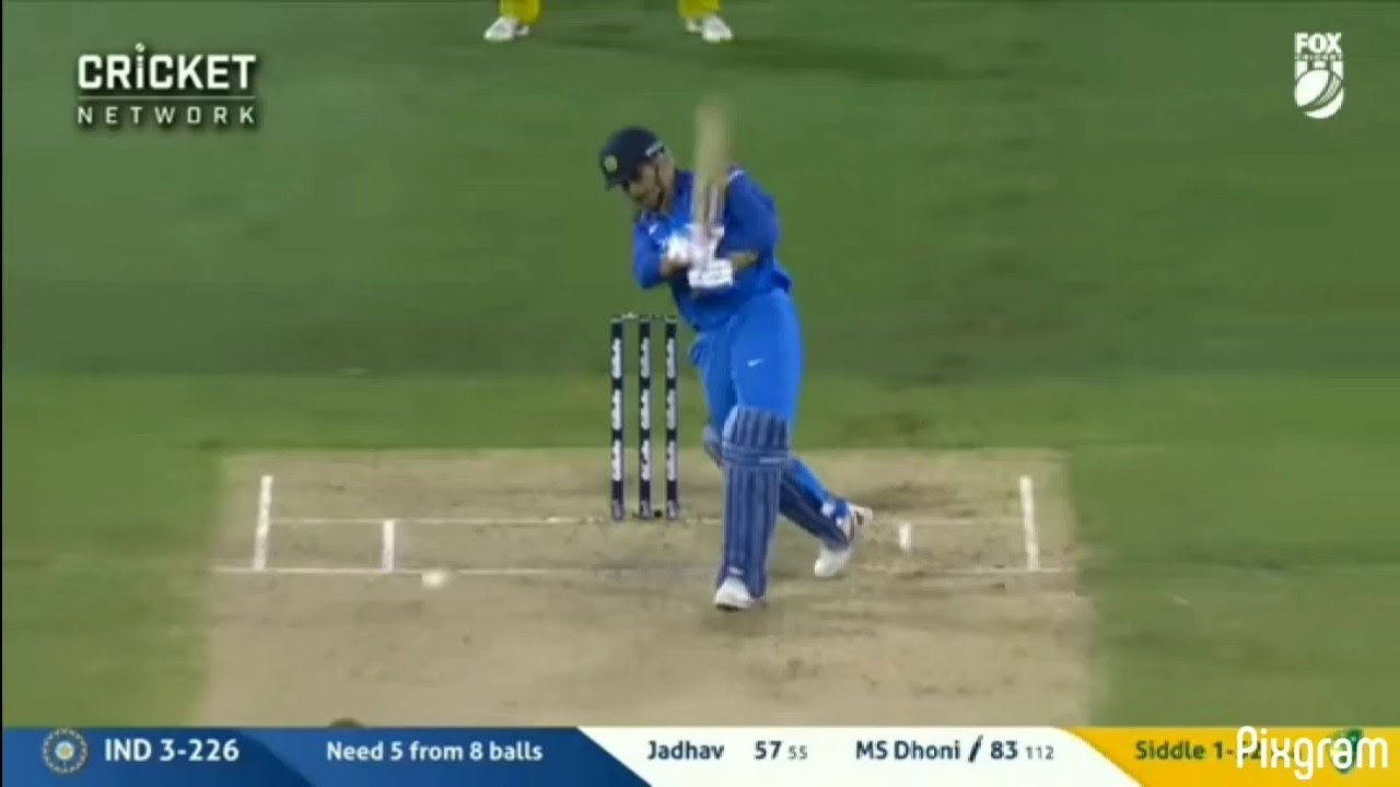 MS DHONI delivers another win for india | Vintage Dhoni - YouTube