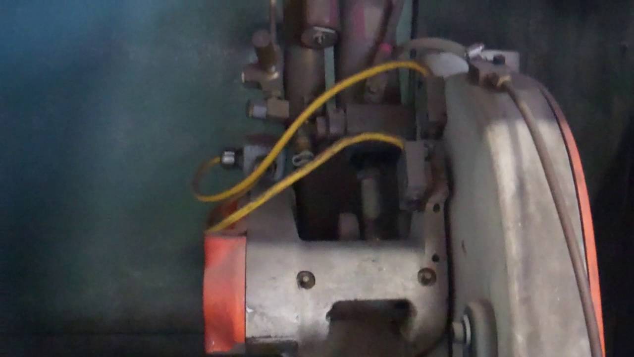 Stock # 23208 Pistorius Auto Feed Cut Off Saw - YouTube