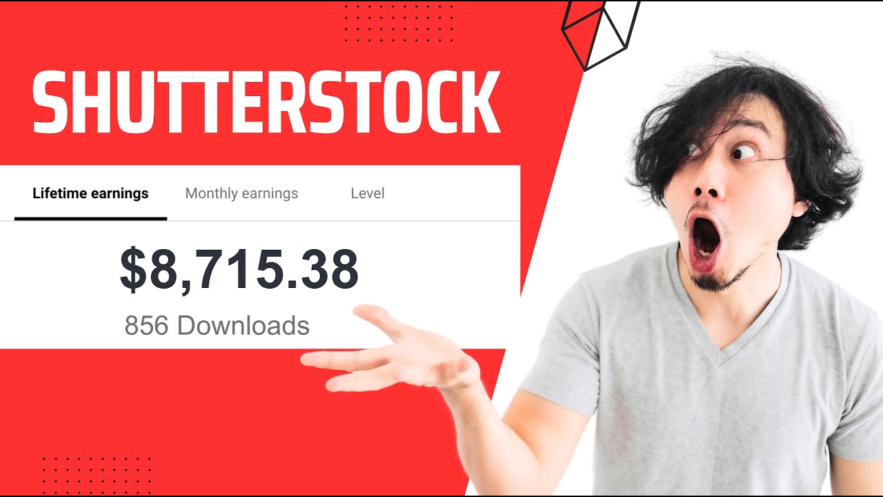 $8K/Year PASSIVE EARNING as Shutterstock Contributor ( How to make ...