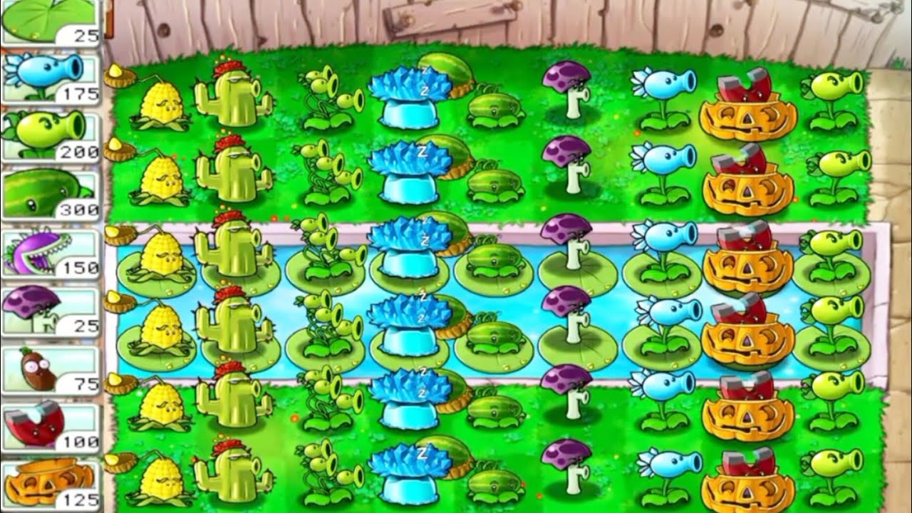 Plants vs Zombies Gameplay | Last Stand Endless | Plants vs All Zombies ...