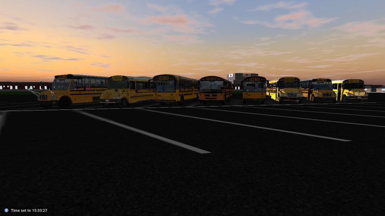 January 2nd, 2023 School Bus Fleet Tour and Drive POV (Rigs of Rods ...