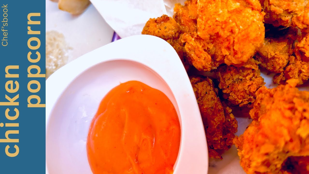KFC style popcorn chicken | crispy and crunchy |with dynamite sauce ...