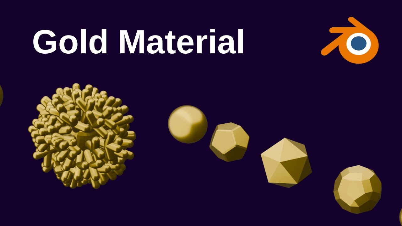 Create Realistic Gold Material in Blender: Easy Guide - YouTube