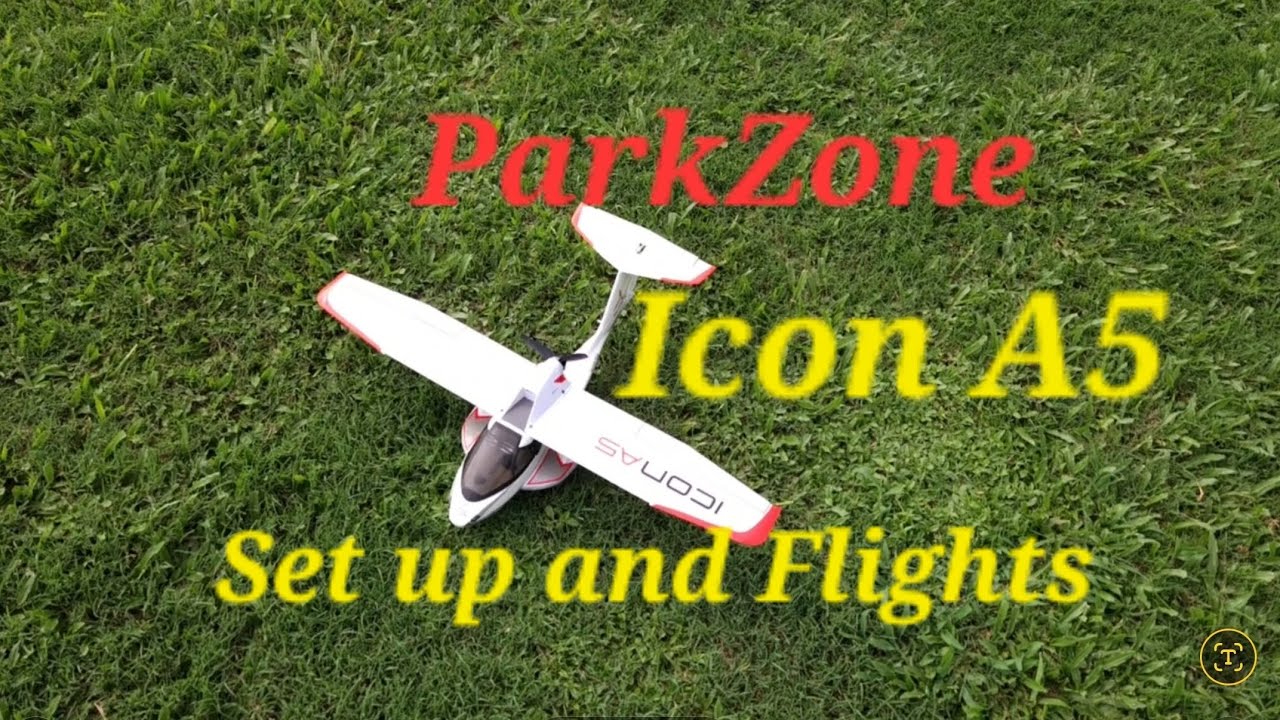 Park Zone Icon A5 Set up and Flight - YouTube