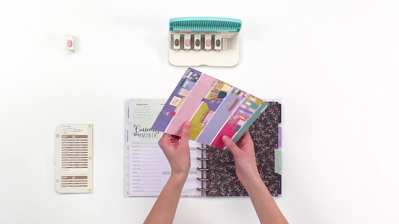 Planner Punch Board by We R Memory Keepers - YouTube