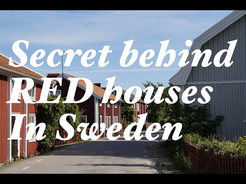 The top secret behind red houses in Sweden. Why are Sweden houses ...