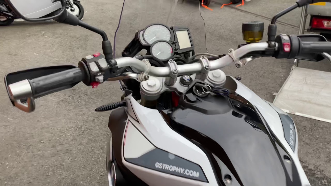 BMW F800GS Trophy 2017 White 11371 - YouTube