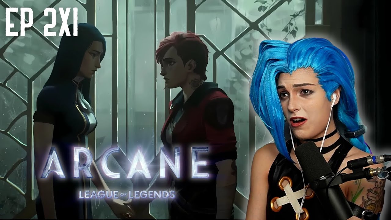 JINX watches Arcane S2 Ep.1 “Heavy is the Crown” - YouTube