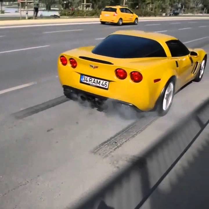 2003 Corvette Z06 Burnout