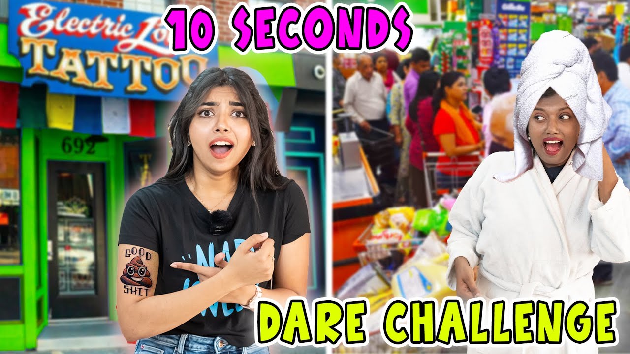 10 SECONDS DARE CHALLENGE *Gone Crazy*😨😩 - YouTube