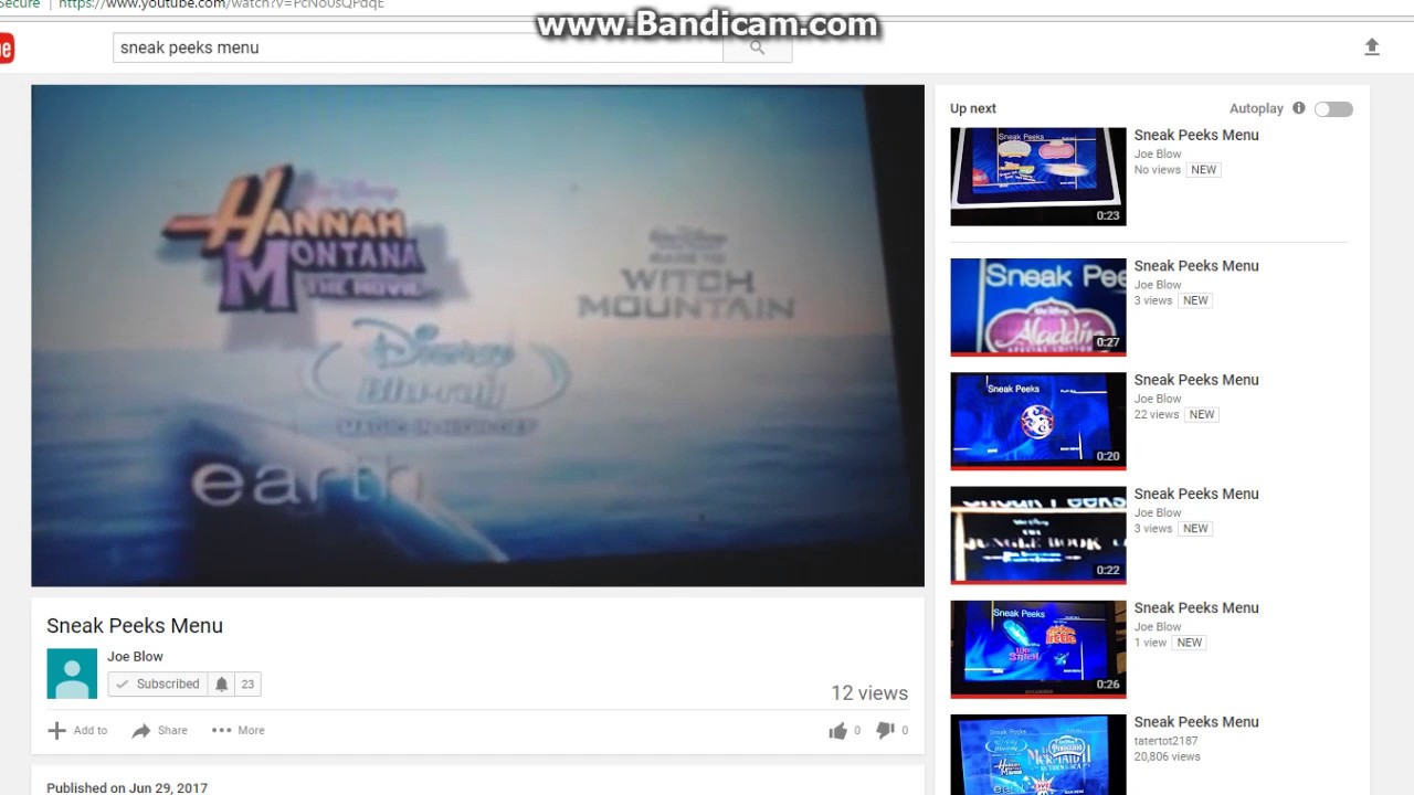 Sneak Peeks Menu for Morning Light DVD 2009 - YouTube