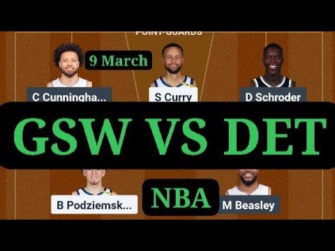 GSWVSDET | GSW VS DET TEAM | GSW VS DET PRIDICTION | NBATEAM | NBAPRIDICTION | NBALIVE - YouTube