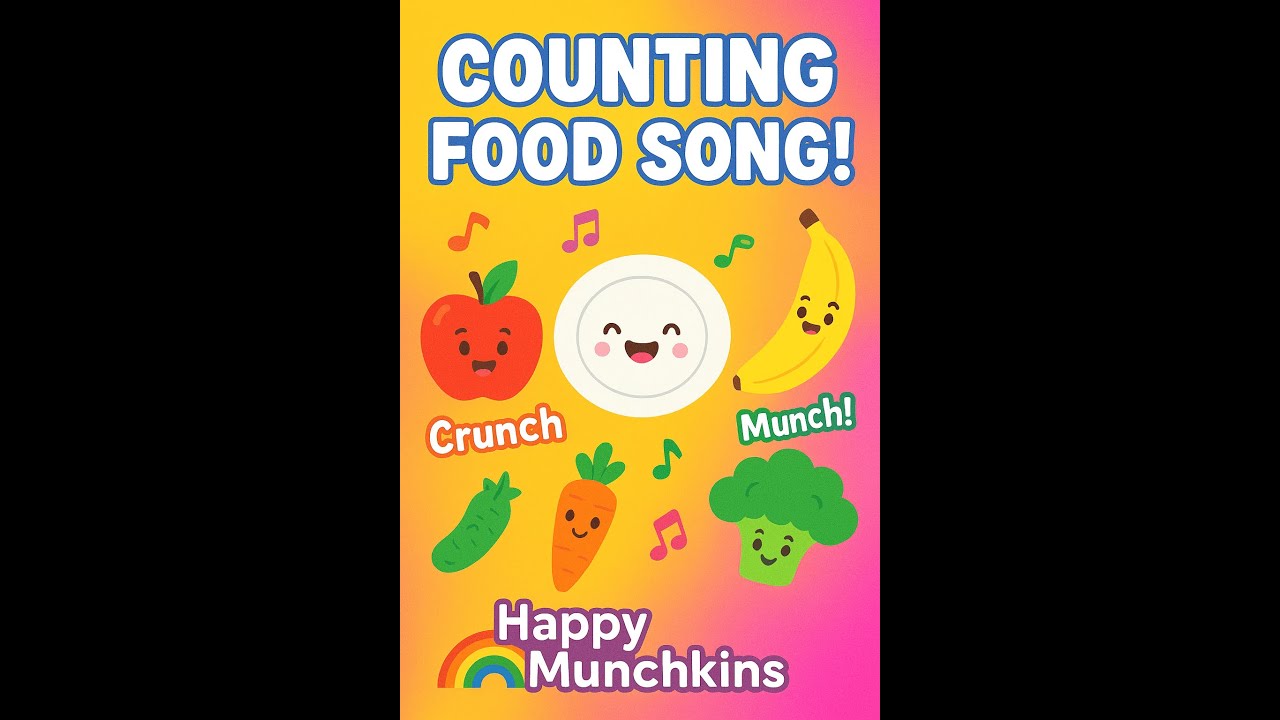 Counting Food Song for Kids | Fun Learning + Feeding Time | Happy ...