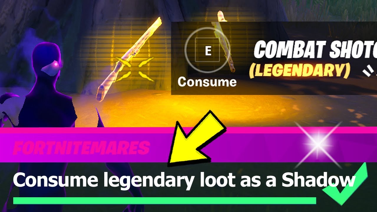 Consume legendary loot as a Shadow Location & Guide (Fortnite ...