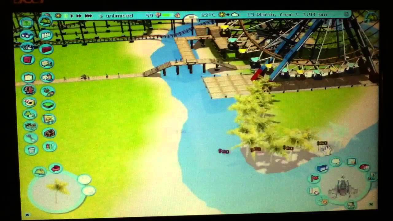 RCT3 - Creating Deltaland #2 - YouTube