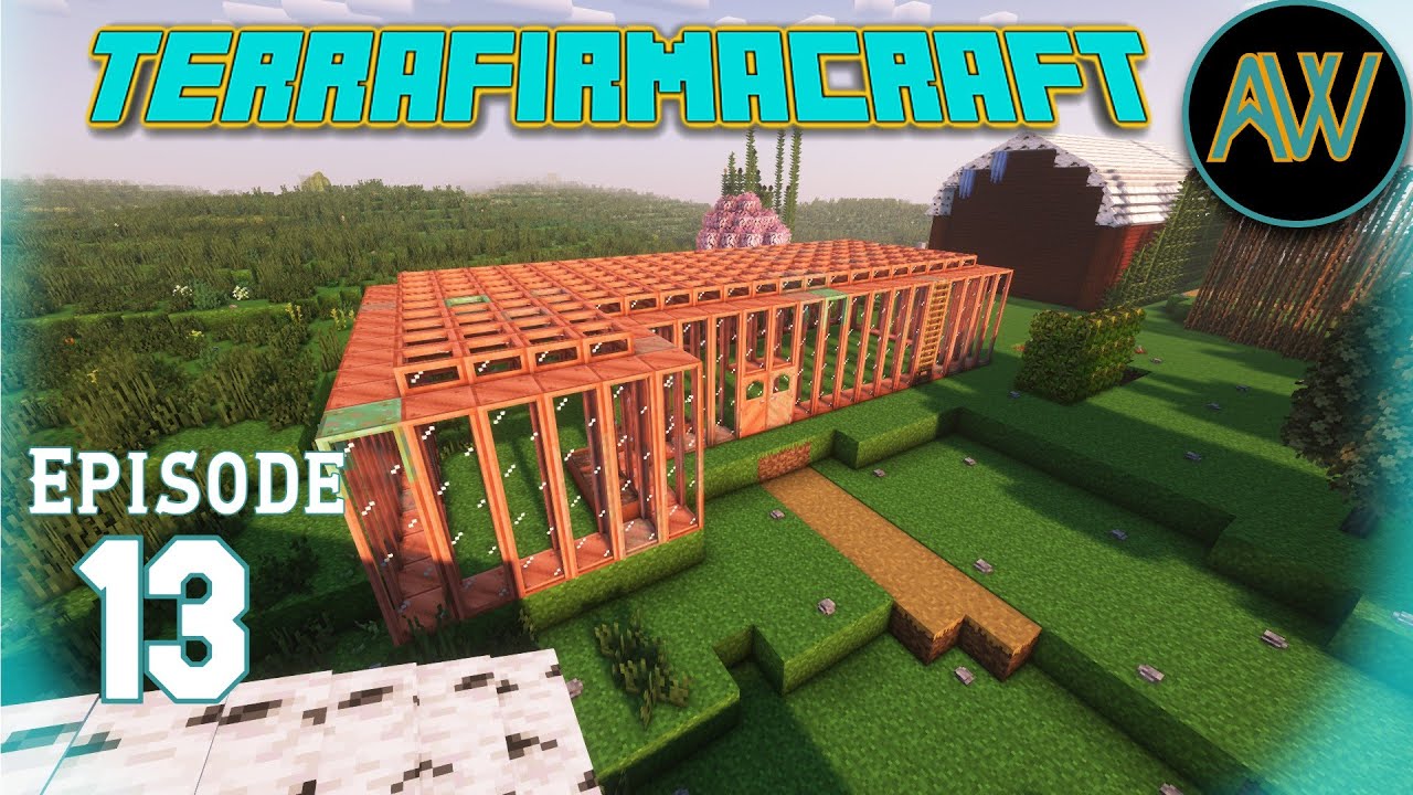 Building a Greenhouse - TerraFirmaCraft Ep. 13 - YouTube