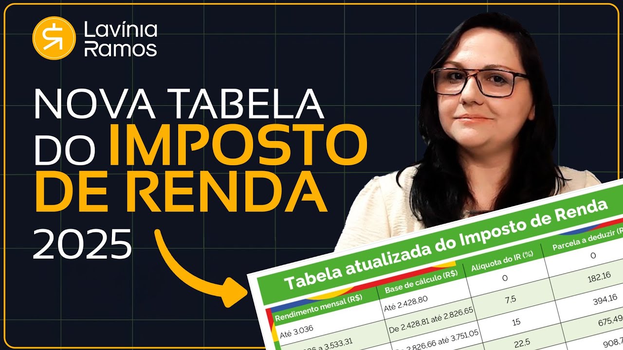 Nova Tabela IRPF 2025 O Que Mudou Veja o novo Valor de ISENÇÃO - YouTube