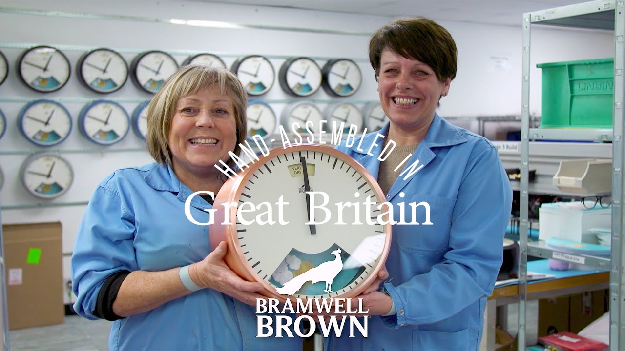 How Weather Clocks are made at the Bramwell Brown Workshop - YouTube