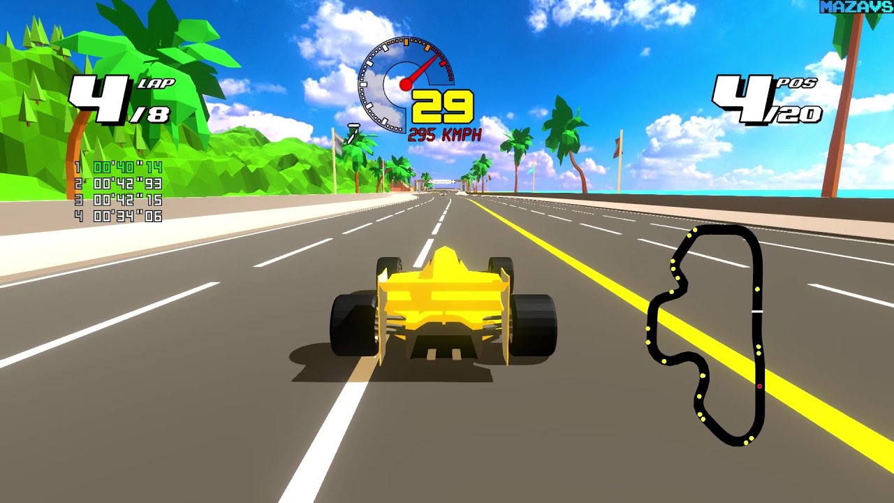 Formula Retro Racing ★ GamePlay ★ Ultra Settings - YouTube