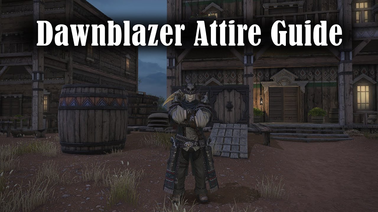 FFXIV Dawnblazer Attire Guide - YouTube