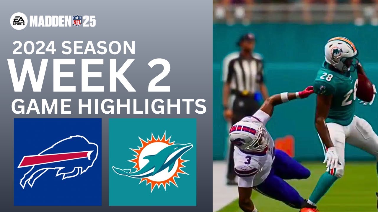 Buffalo Bills VS Miami Dolphins | Week 2 NFL 2024 Season Game ...